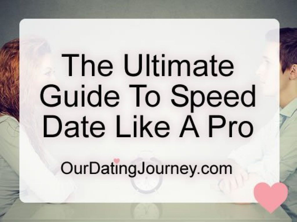 Speed Dating (THE ULTIMATE GUIDE TO SPEED DATE LIKE A PRO)